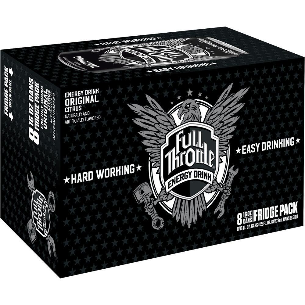 Full Throttle Original Energy Drink, 16 Fl. Oz., 8 Count