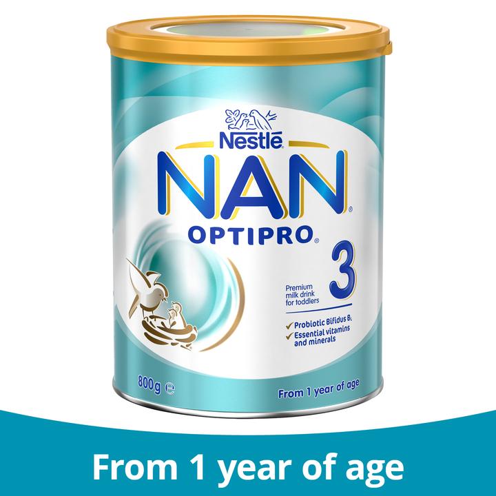 Nestlé NAN OPTIPRO 3, Toddler Milk Drink From 1 Year – 800g
